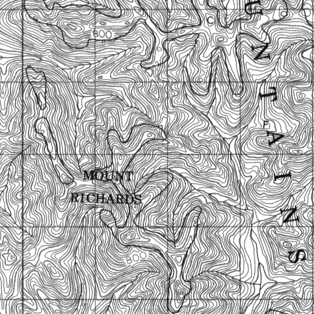 Mount Richards, YT (116I01 CanMatrix) Map by Natural Resources Canada ...