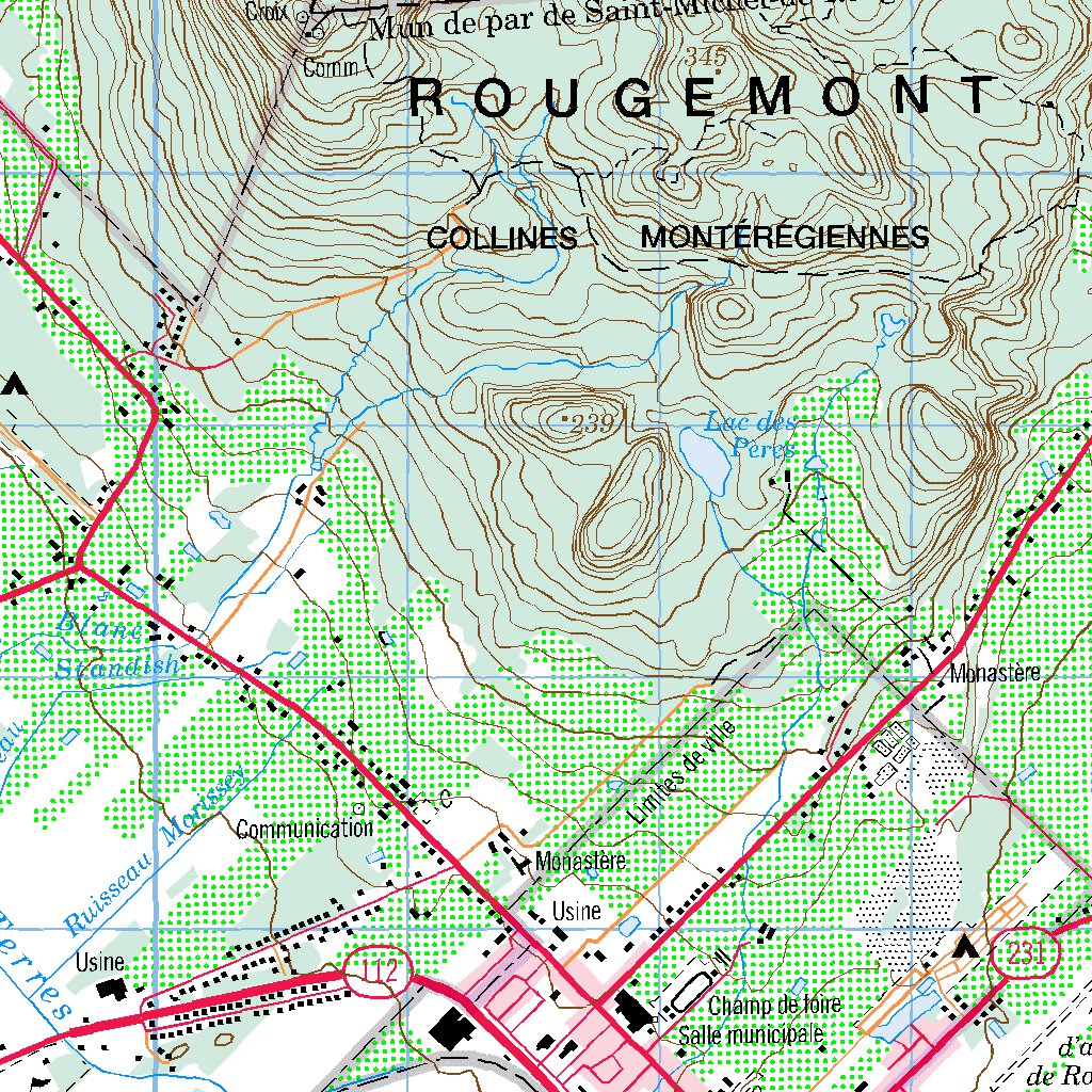 Saint-Jean-Sur-Richelieu, QC (031H06 CanMatrix) Map by Natural ...