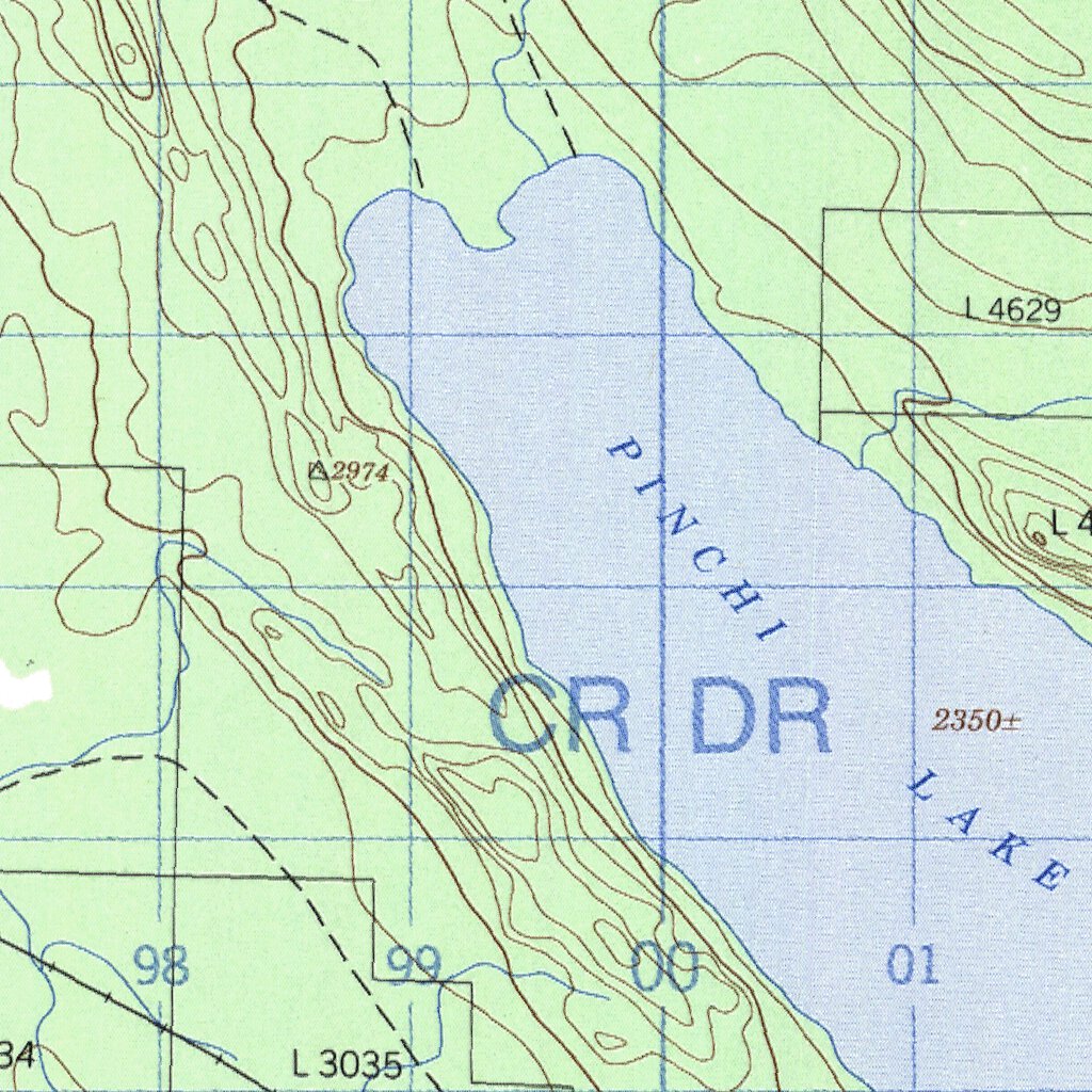 Stuart Lake, BC (093K10 CanMatrix) Map by Natural Resources Canada ...
