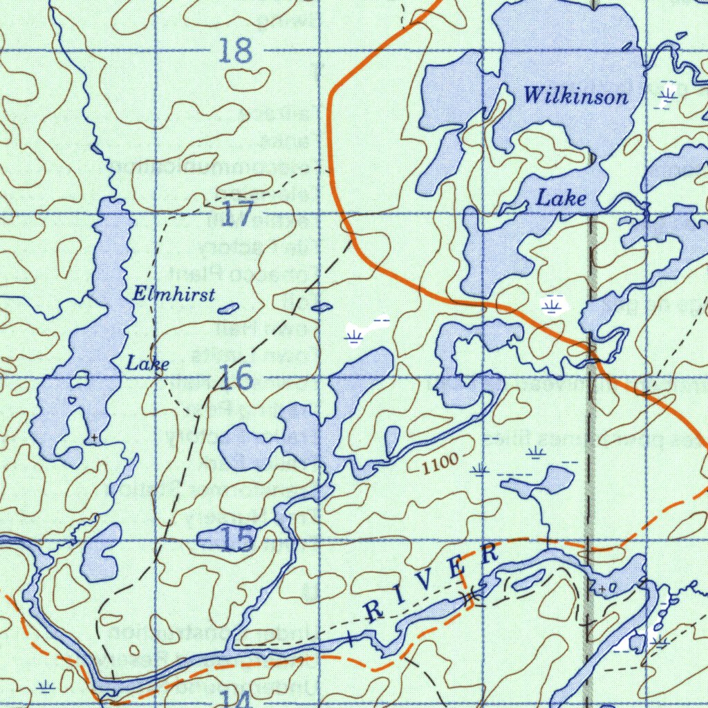 North Wind Lake, ON (042E13 CanMatrix) Map by Natural Resources Canada ...