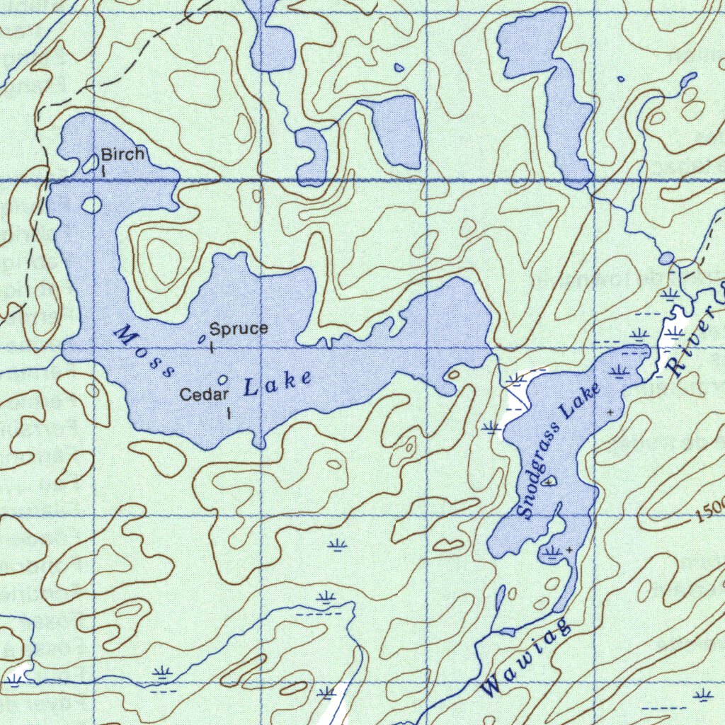 Burchell Lake, ON (052B10 CanMatrix) Map by Natural Resources Canada ...