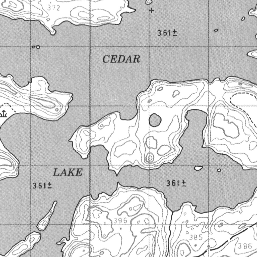 Cliff Lake, ON (052K03 CanMatrix) Map by Natural Resources Canada ...