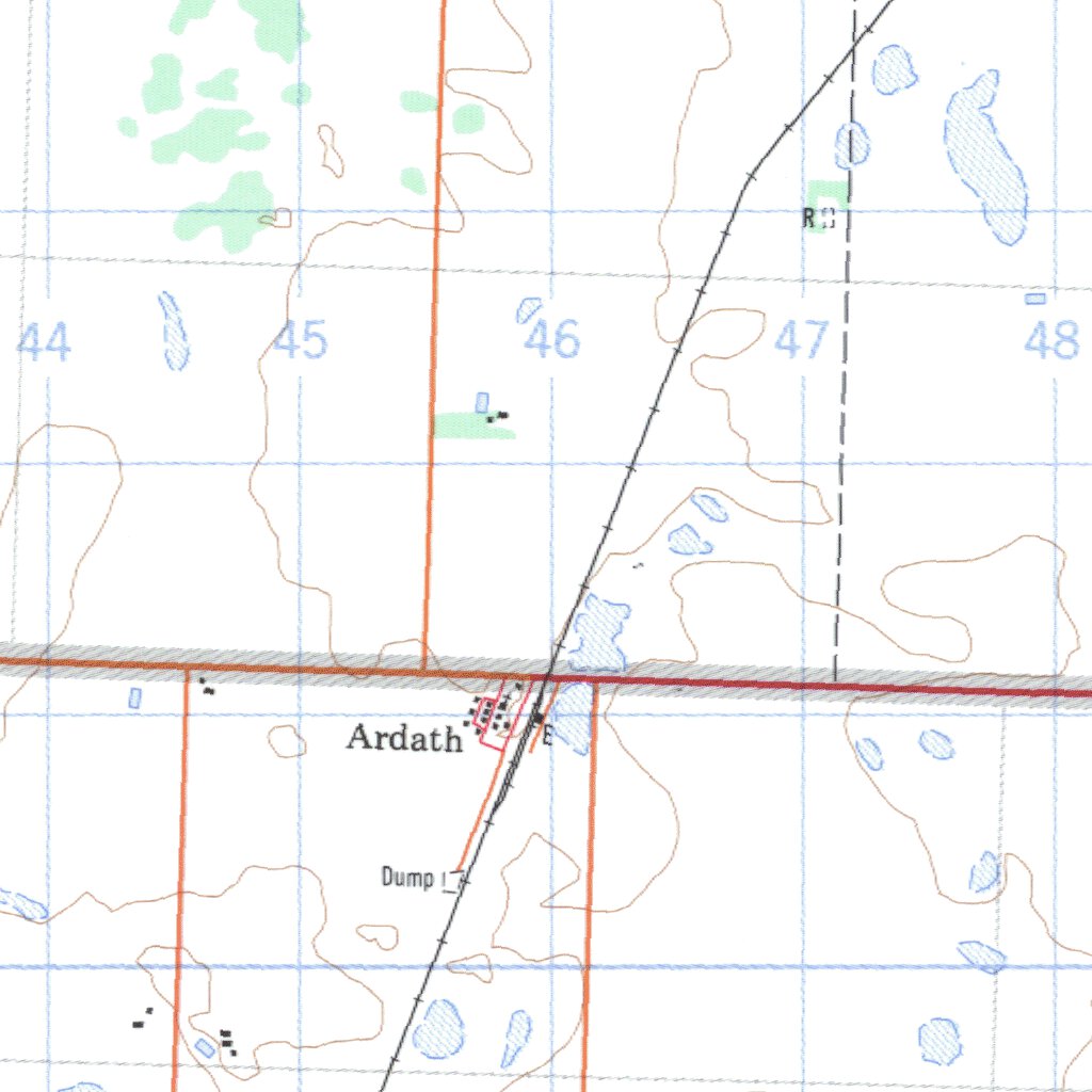 Conquest, SK (072O11 CanMatrix) Map by Natural Resources Canada ...
