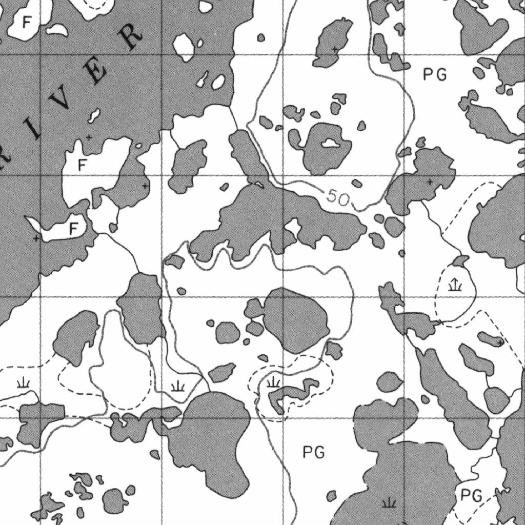 Tambanay Rapids, MB (054L14 CanMatrix) Map by Natural Resources Canada ...