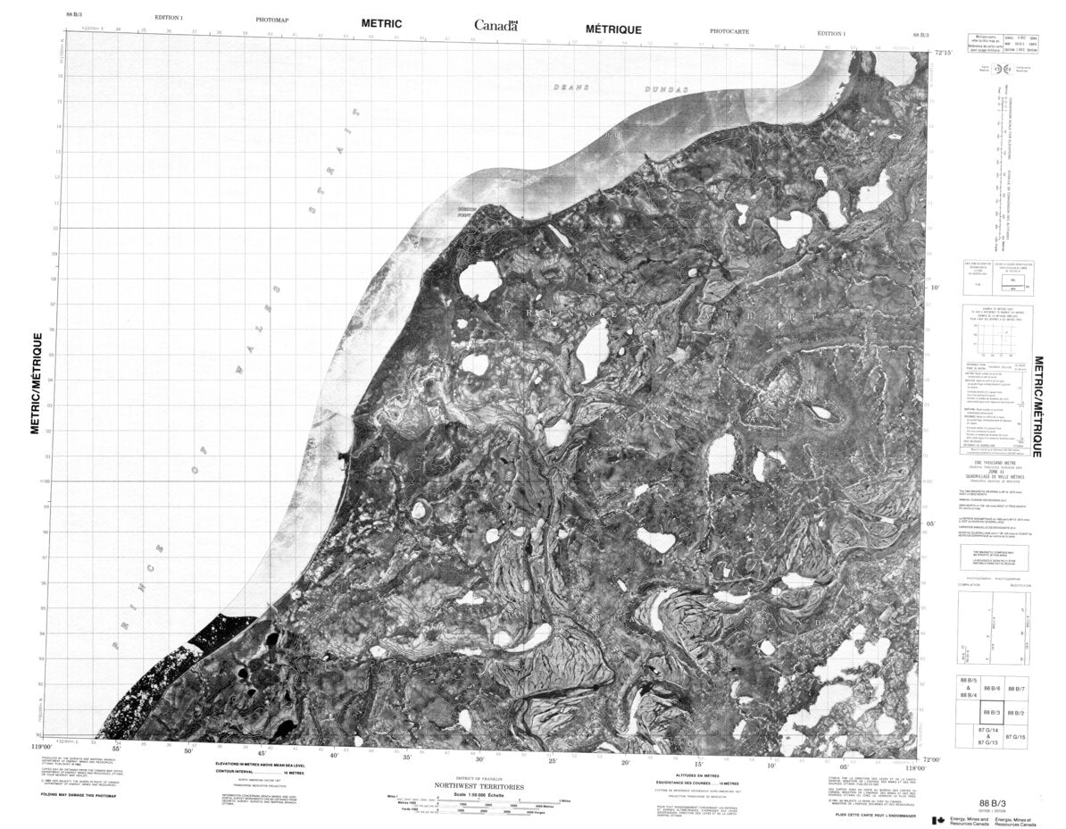 Gordon Point, NT (088B03 CanMatrix) Map by Natural Resources Canada ...