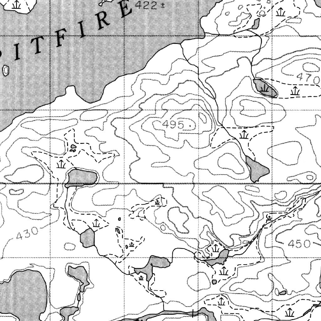 Spitfire Lake, NT (075B13 CanMatrix) Map by Natural Resources Canada ...