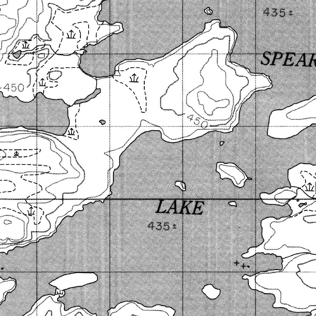 Spitfire Lake, NT (075B13 CanMatrix) Map by Natural Resources Canada ...