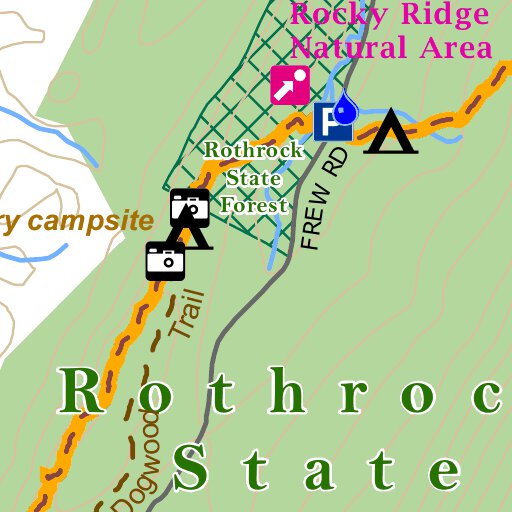 Standing Stone Trail Map 7 by Mid State Trail Association, Inc ...