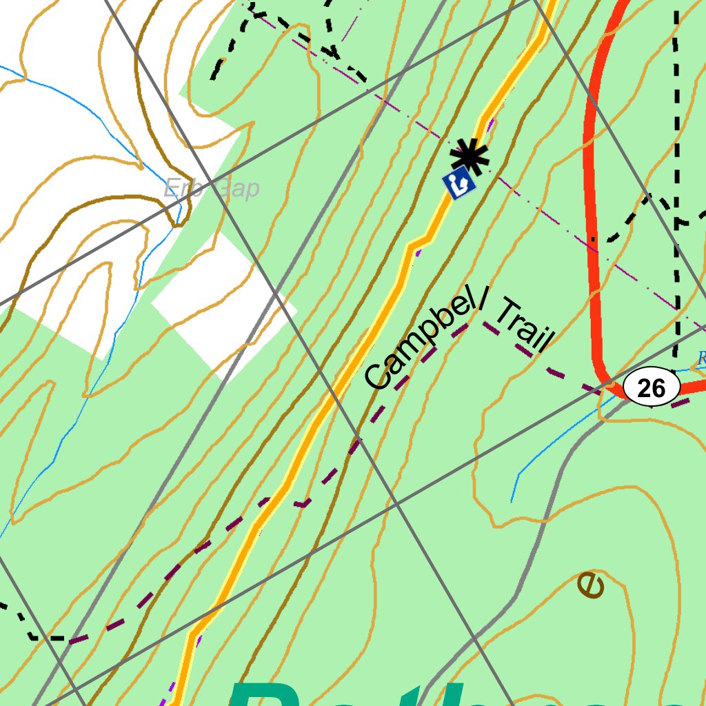 Jo Hays Vista Kiosk Map by Mid State Trail Association, Inc. | Avenza Maps