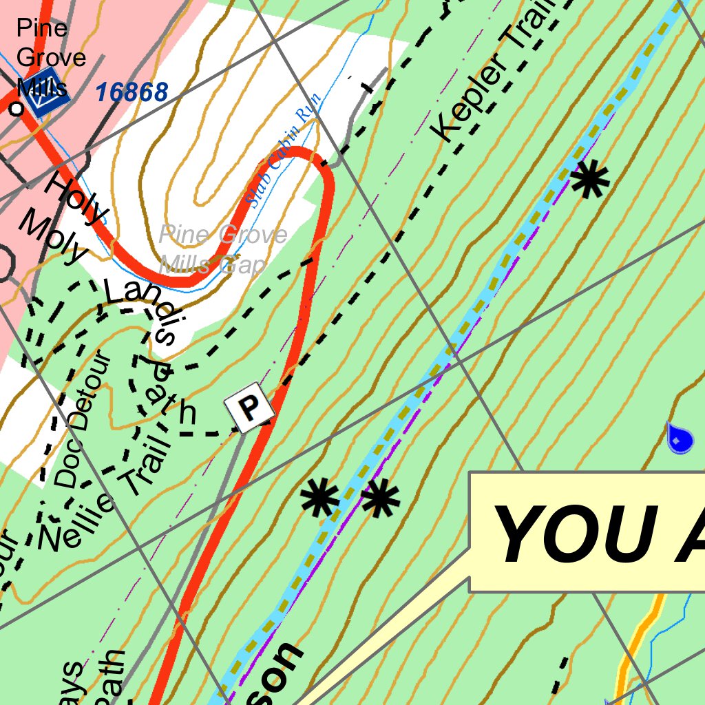 Jo Hays Vista Kiosk Map by Mid State Trail Association, Inc. | Avenza Maps