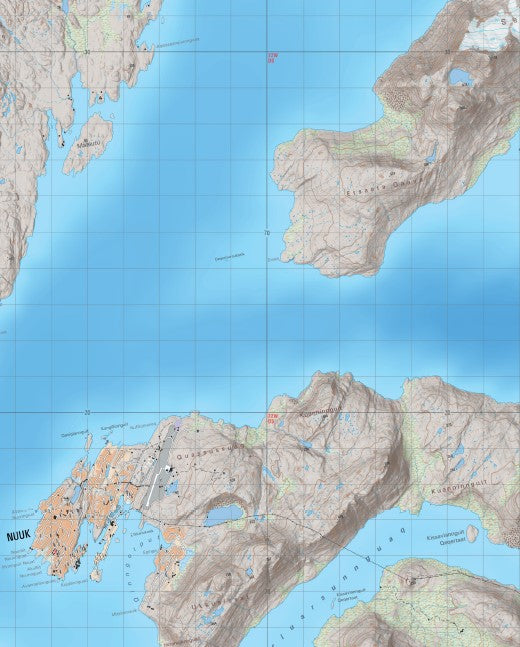 Nuuk area Map by Greenland Institute of Natural Resources | Avenza Maps
