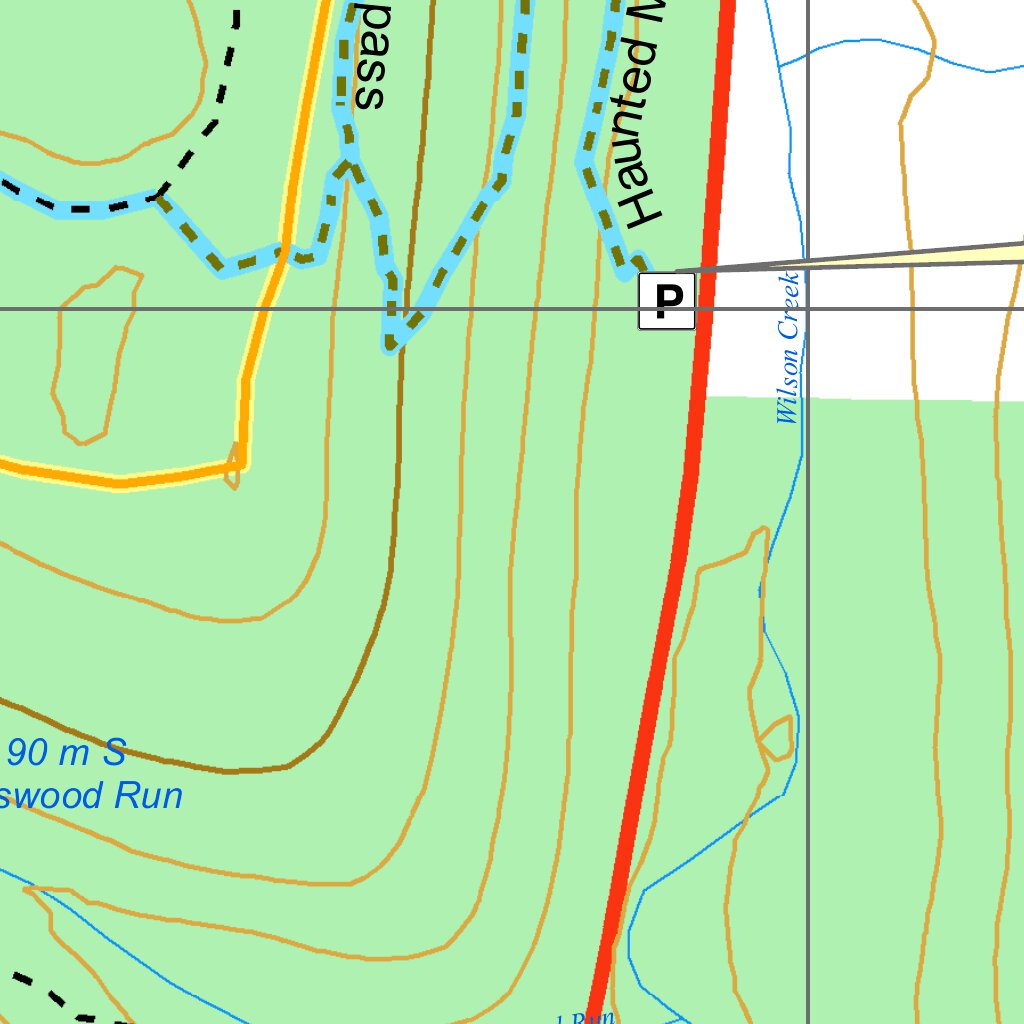 Haunted Mine Vista Kiosk Map by Mid State Trail Association, Inc ...