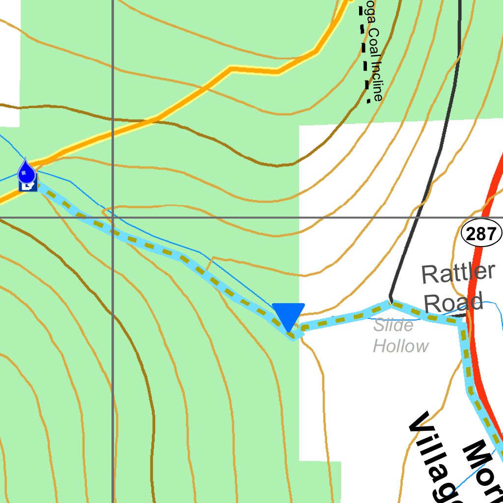 Haunted Mine Vista Kiosk Map by Mid State Trail Association, Inc ...
