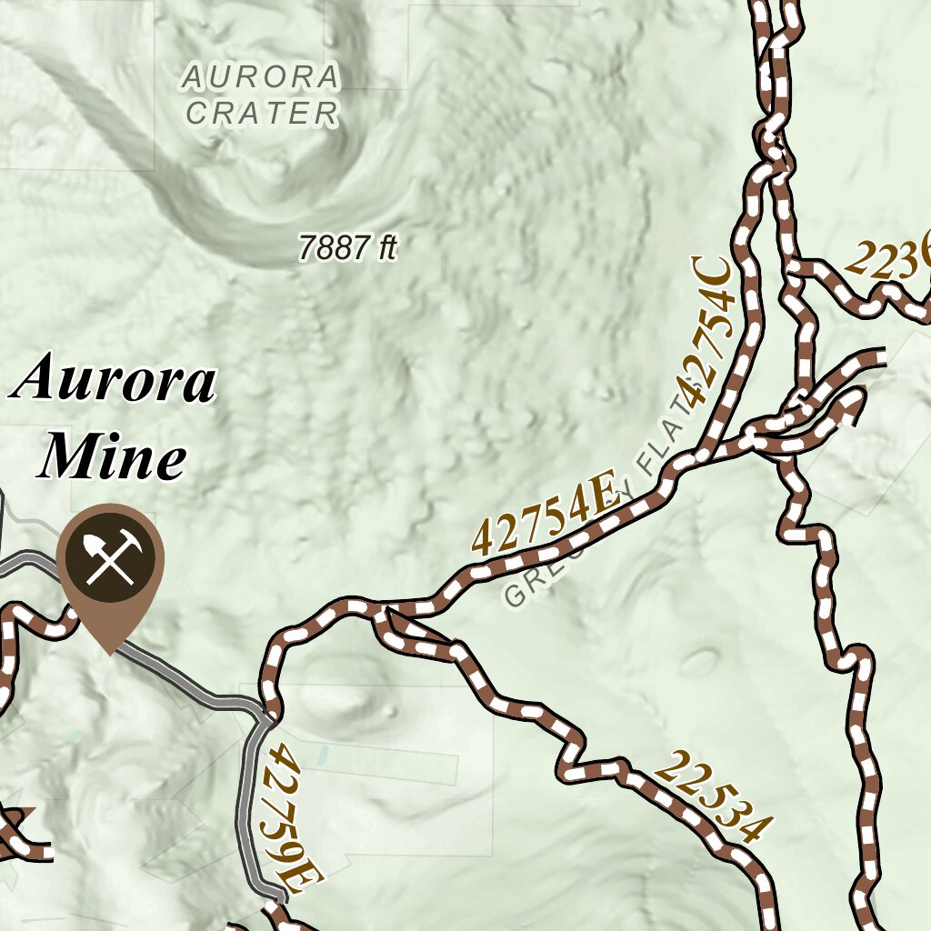 Pole Line Road Area OHV Trails Map by Nevada Department of Conservation ...