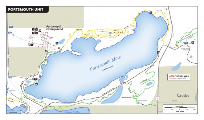 Cuyuna Country SRA - Portsmouth Unit Map by Minnesota Department of ...