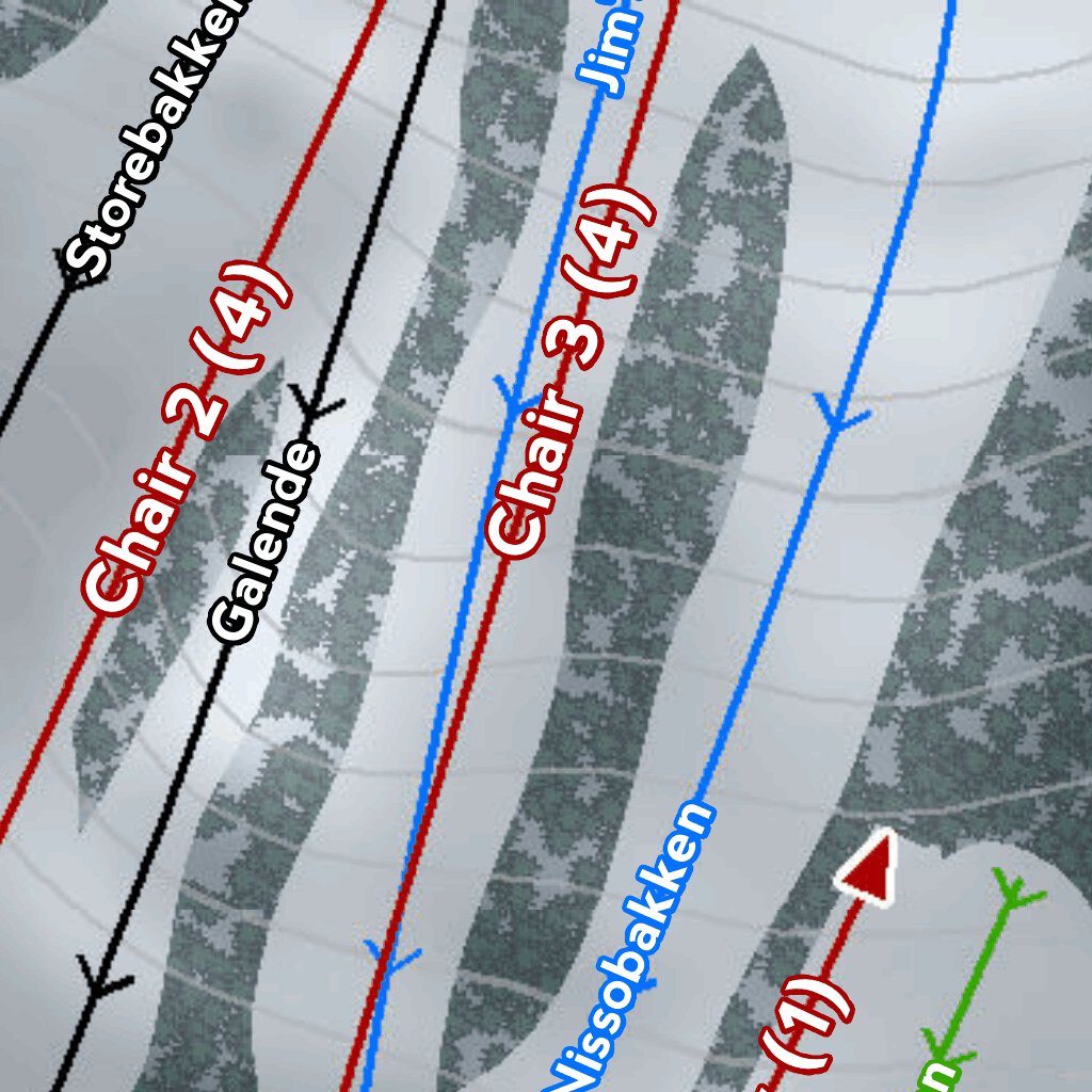 Trollhaugen Resort map by Mapsynergy | Avenza Maps