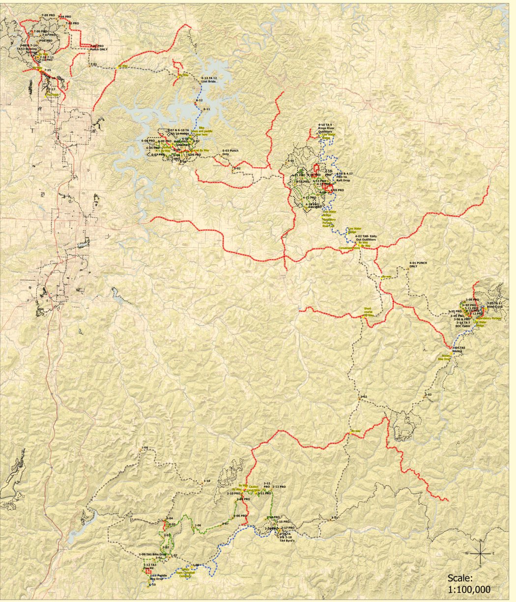 ExpeditionOzarkAll100K Map by Sandy Tracks | Avenza Maps
