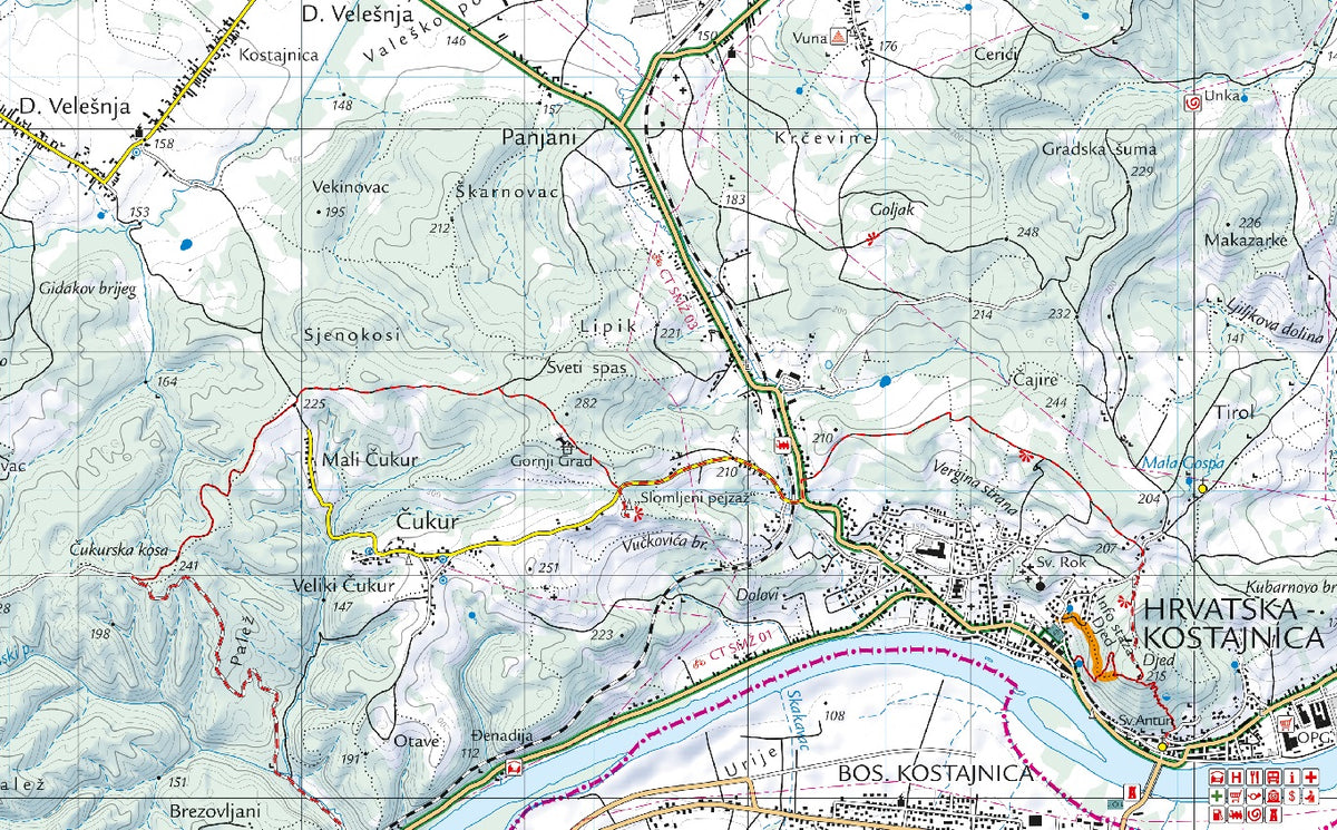 Zrinska gora Map by Croatian Mountain Rescue Service - HGSS | Avenza Maps