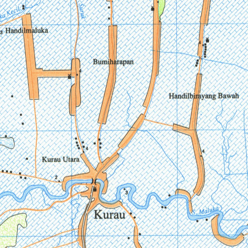 Batibati (1712-23) Map by Badan Informasi Geospasial | Avenza Maps