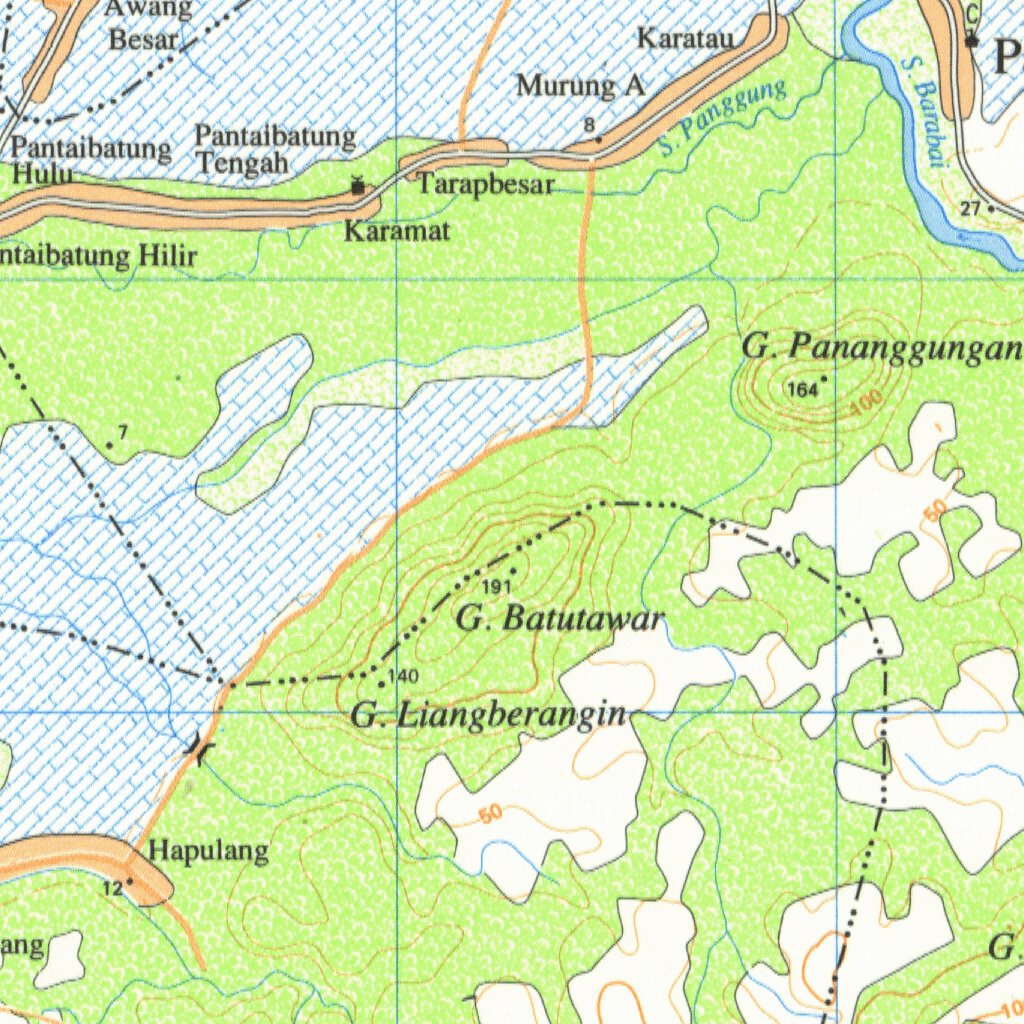 Barabai (1713-34) Map by Badan Informasi Geospasial | Avenza Maps