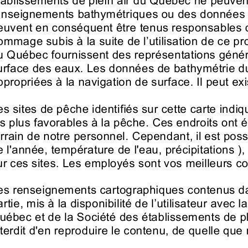 Lac Jetté (La Vérendrye) Map by Sepaq | Avenza Maps