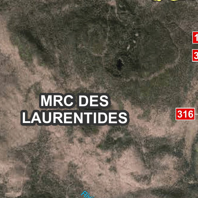 Sentier Intercentre MRCL Map by MRC des Laurentides | Avenza Maps