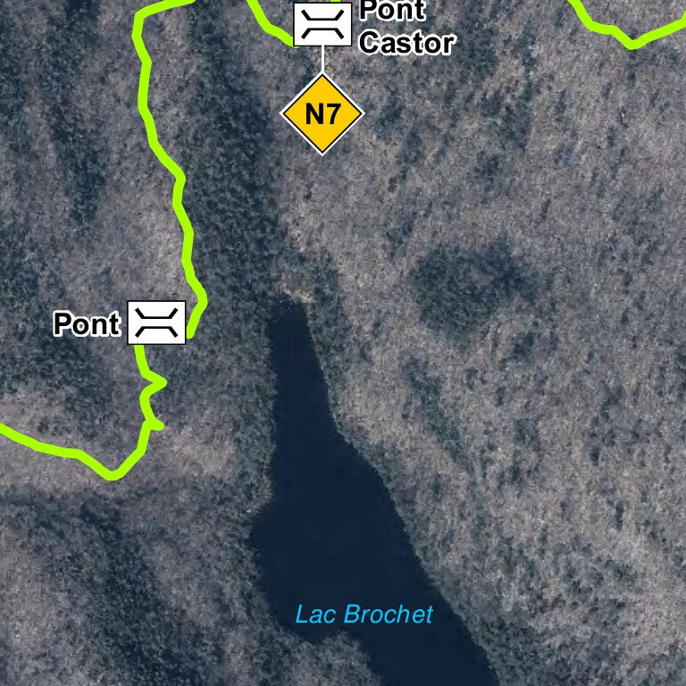 Sentier Montagne Verte Map by MRC des Laurentides | Avenza Maps