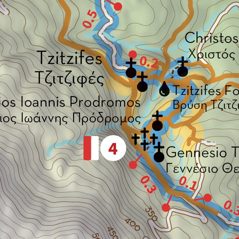 APO 4: The cypress villages Map by Paths of Greece | Avenza Maps