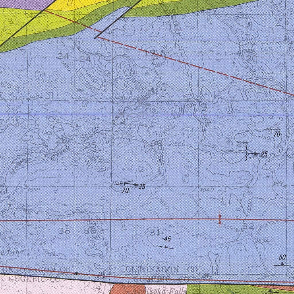 Geologic Map of Precambrian rocks, Marenisco, Thayer, and Watersmeet 15 ...