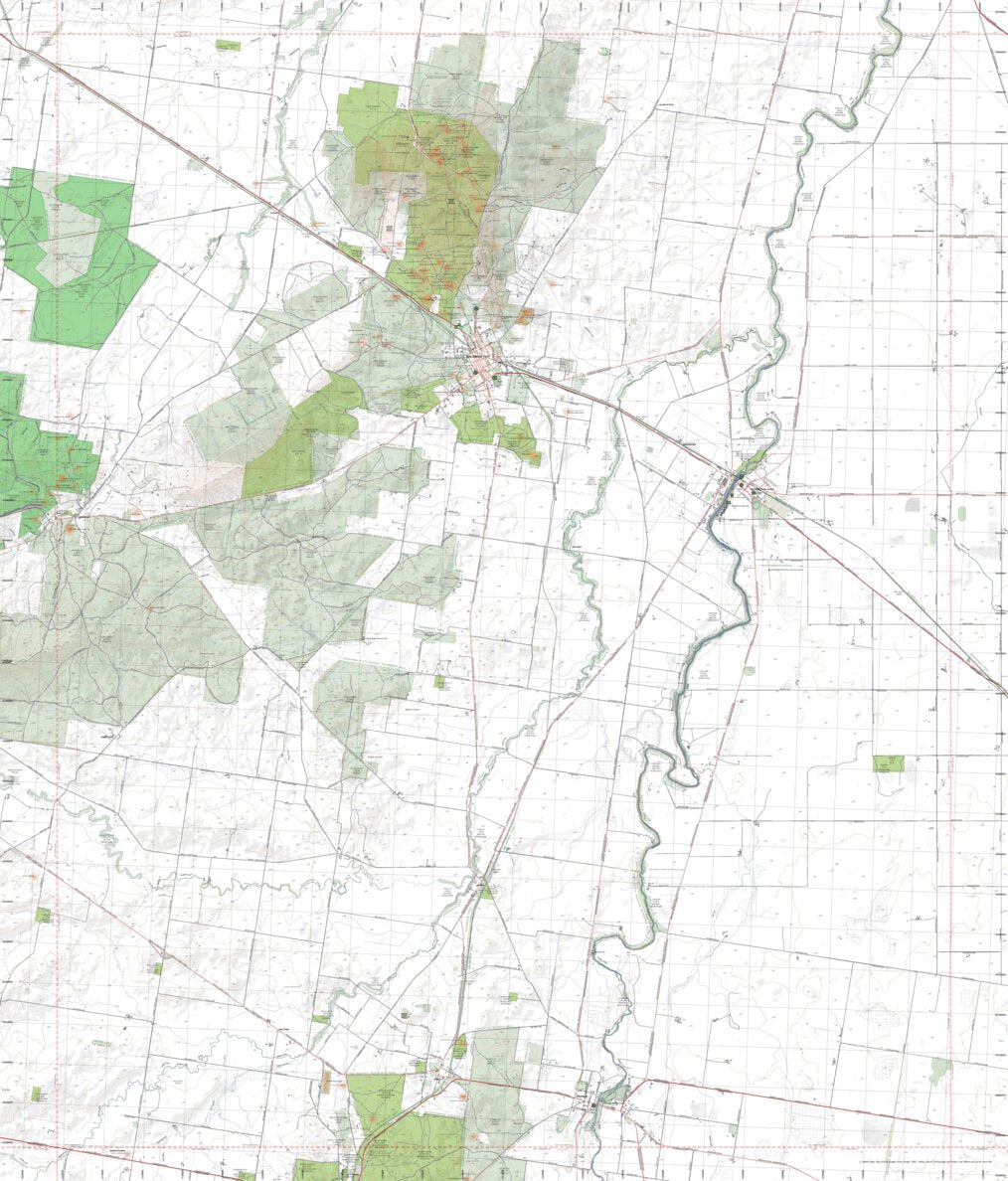 Getlost Map 7624-1 INGLEWOOD Victoria Topographic Map V16b 1:25,000 by ...