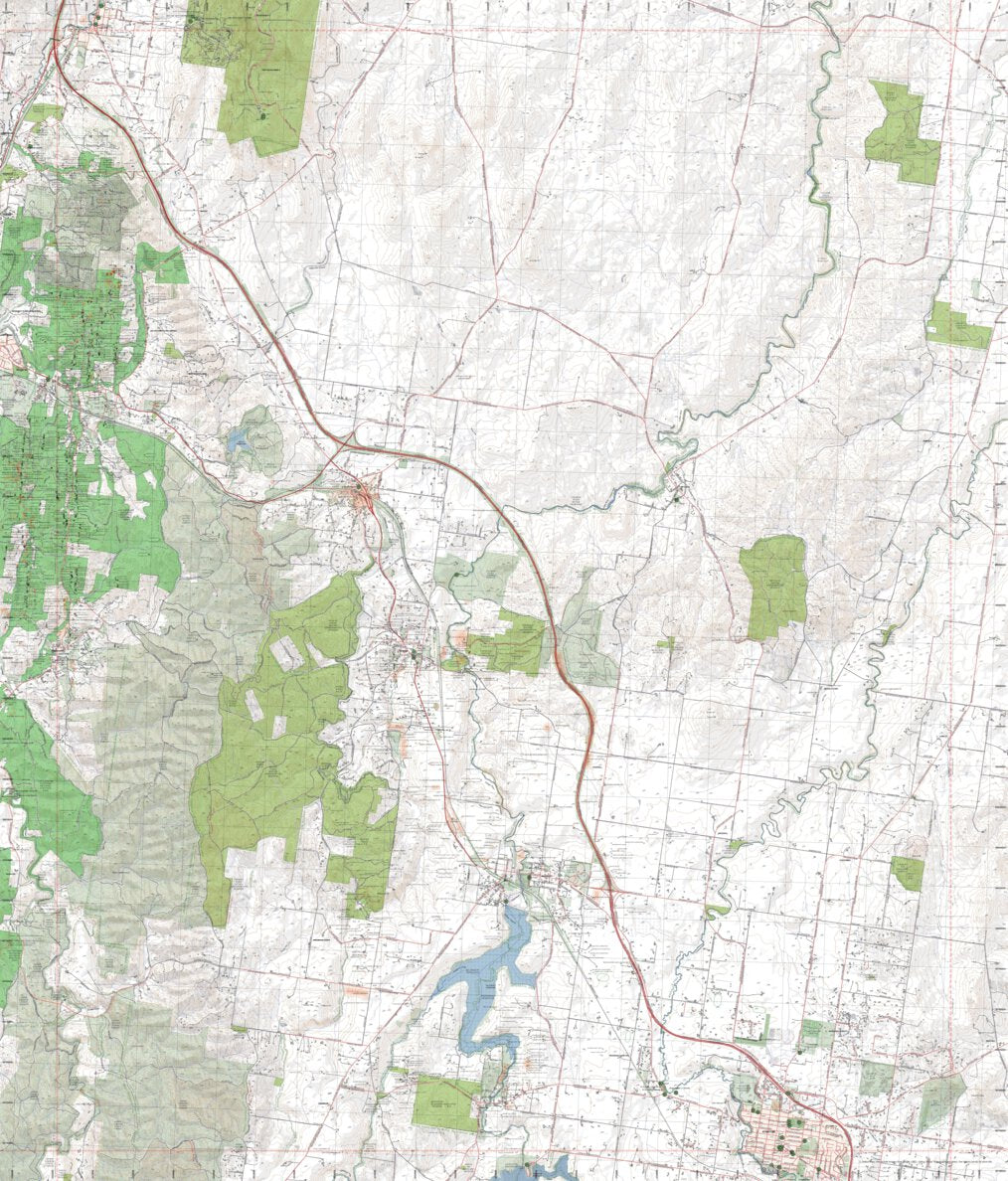 Getlost Map 7723-1 MALMSBURY Victoria Topographic Map V16b 1:25,000 by ...