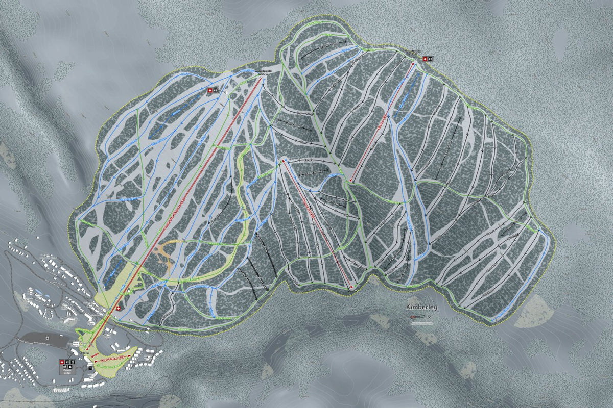 Kimberley Resort Map by Mapsynergy | Avenza Maps