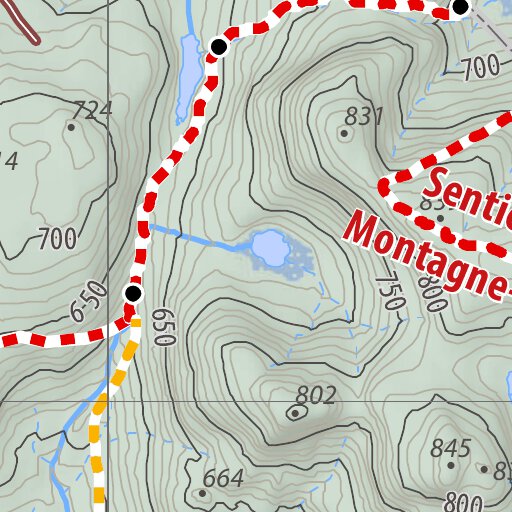 SNQ | Carte Laurentides 15 Map by Rando Quebec | Avenza Maps