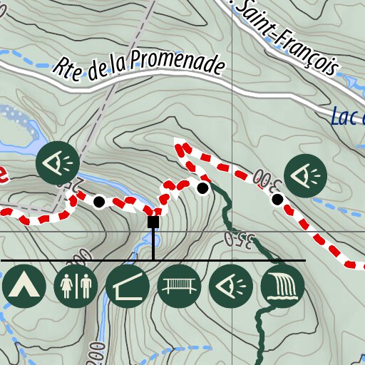 SNQ | Carte Mauricie 29 Map by Rando Quebec | Avenza Maps