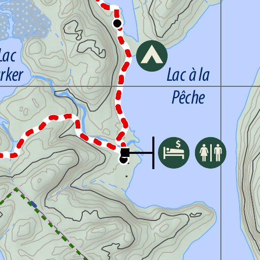 SNQ | Carte Mauricie 30 Map by Rando Quebec | Avenza Maps