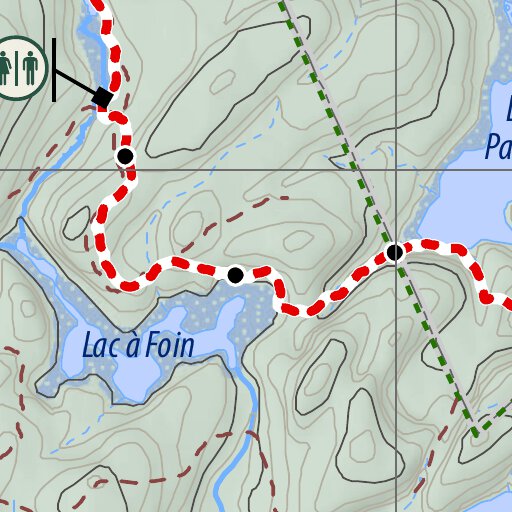SNQ | Carte Mauricie 30 Map by Rando Quebec | Avenza Maps