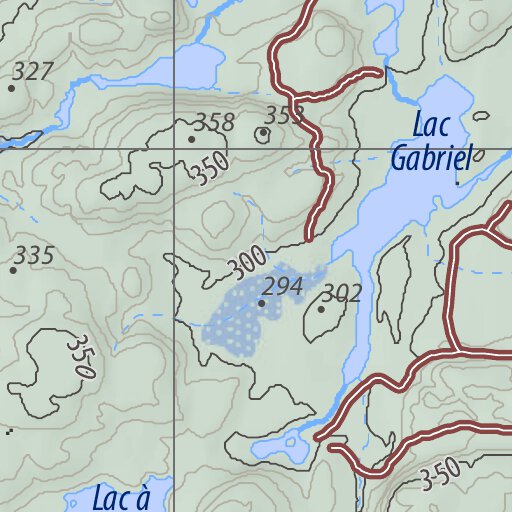 SNQ | Carte Mauricie 32 Map by Rando Quebec | Avenza Maps