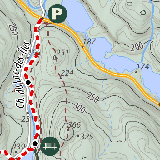 SNQ | Carte Mauricie 32 Map by Rando Quebec | Avenza Maps