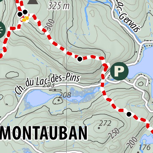 SNQ | Carte Mauricie 33 Map by Rando Quebec | Avenza Maps