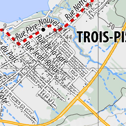 SNQ | Carte Bas-Saint-Laurent 65 Map by Rando Quebec | Avenza Maps