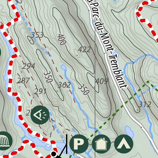 SNQ | Carte Lanaudière 21 Map by Rando Quebec | Avenza Maps