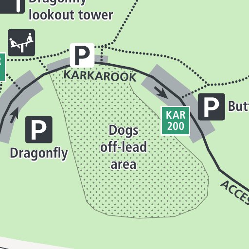 Karkarook Park Visitor Guide Map by Parks Victoria | Avenza Maps