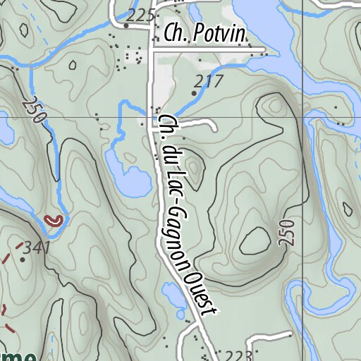 SNQ | Carte Outaouais 6 Map by Rando Quebec | Avenza Maps