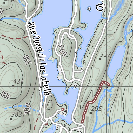 SNQ | Carte Laurentides 9 Map by Rando Quebec | Avenza Maps
