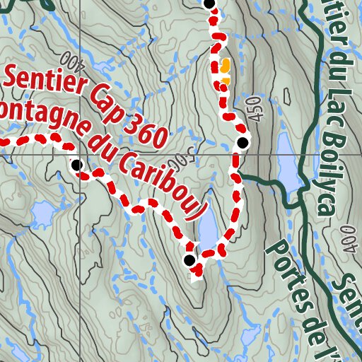 SNQ | Carte Laurentides 11 Map by Rando Quebec | Avenza Maps