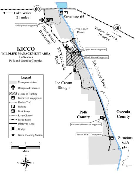 Kicco WMA Brochure Map by Florida Fish and Wildlife Conservation ...