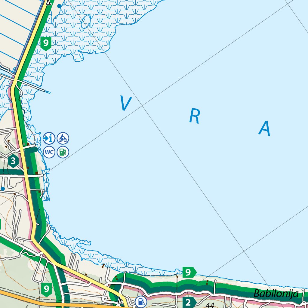 Pakoštane-Biograd cycling Map by GeoPRO jdoo | Avenza Maps