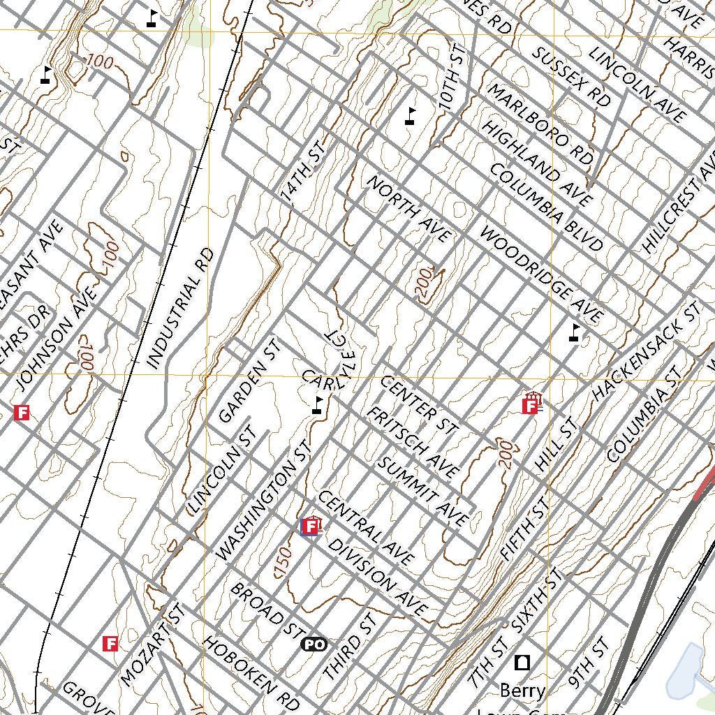 Weehawken, NJ (2023, 24000-Scale) Map by United States Geological ...