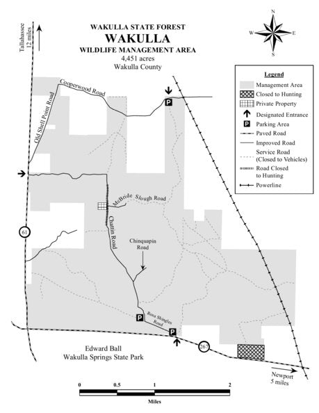 Wakulla WMA Brochure Map by Florida Fish and Wildlife Conservation ...