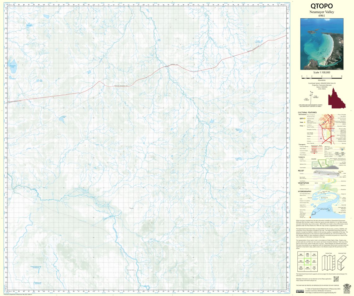 Neumayer Valley (6961) Map by Department of Resources | Avenza Maps